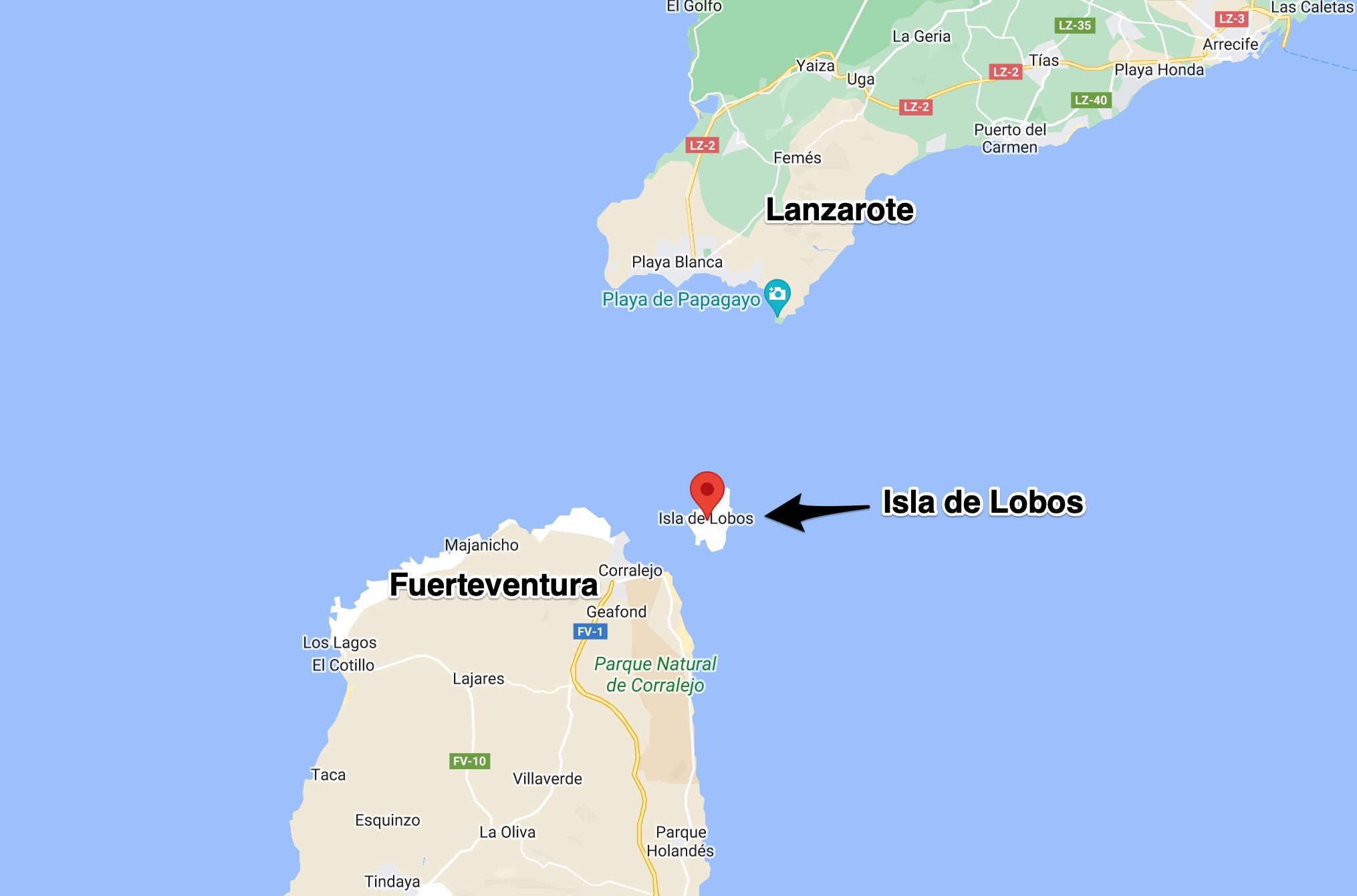 Mapas De Isla De Lobos : Mapa Turístico – HLIIE