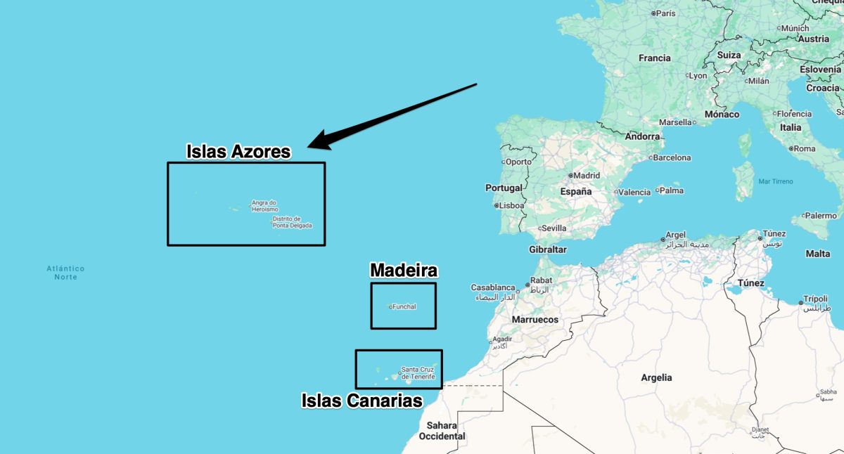 Mapa de las Islas Azores: ¿Dónde están las Islas Azores? - RandomTrip